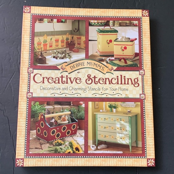 Office | Nwot Debbie Mumms Creative Stenciling Decorative Charming ...